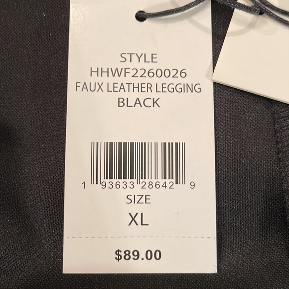 H by Halston | Pants & Jumpsuits | Nwt H By Halston Pu Faux Leather ...